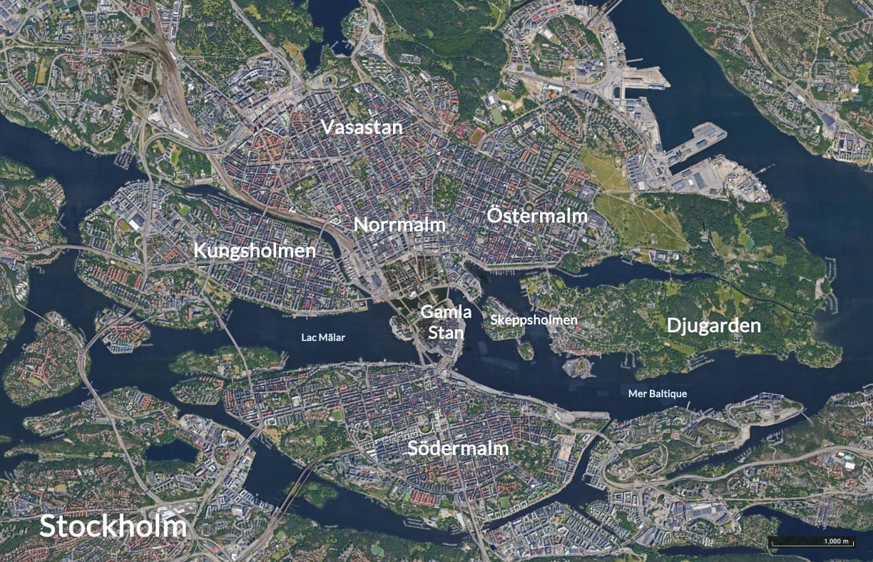 Stockholm à pied ou à vélo : Gamla Stan, le centre et le nord de la ...